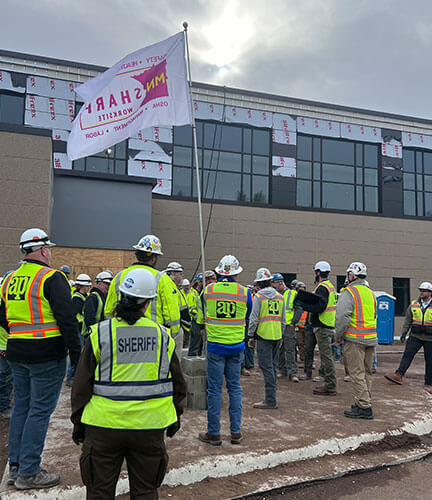 Flag-Raising Celebration Marks MNSHARP Construction Milestone at ...